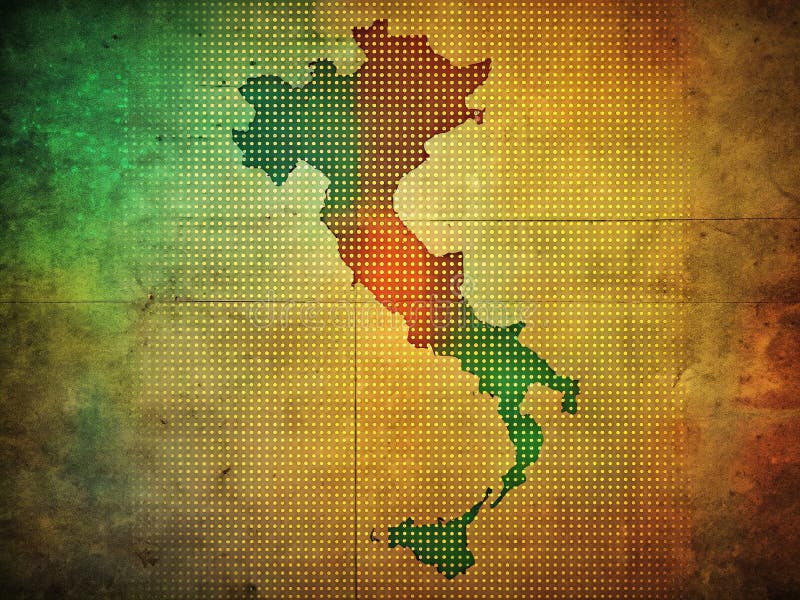 Vietnam Map Flag Grunge Textured Mosaic Dot Design with Halftone Effect ...