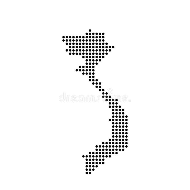 Vietnam map icon stock illustration. Illustration of shape - 347573087