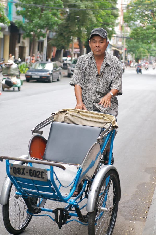 Vietnam rickshaw editorial stock photo. Image of street - 24798463