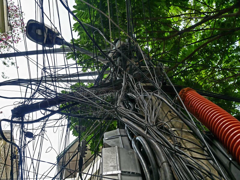Vietnam& X27;s Never Ending Power Lines Stock Image - Image of iron ...