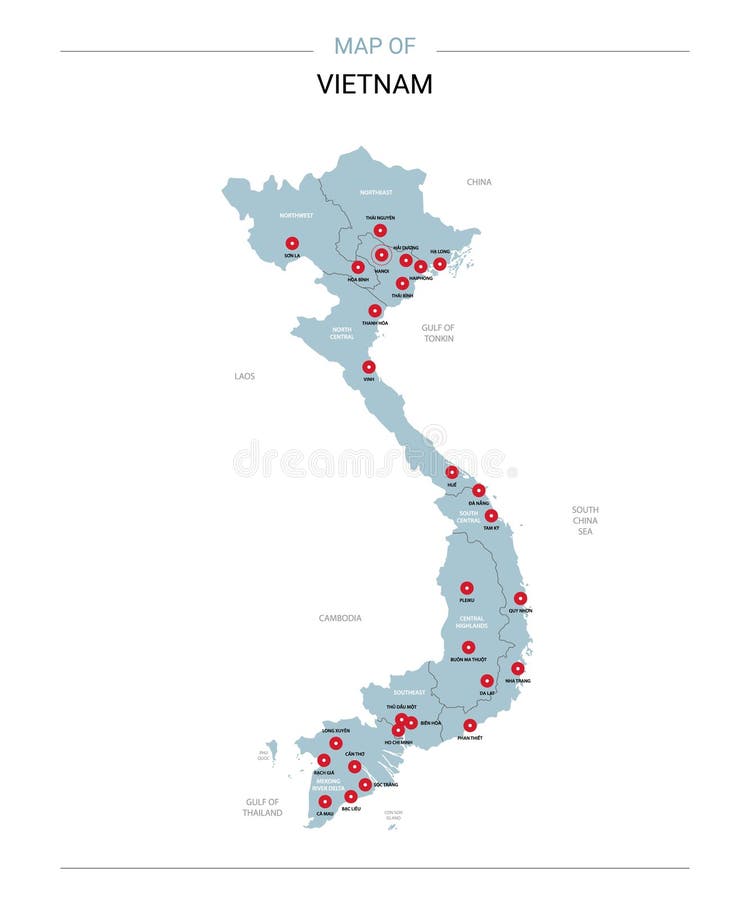 Vietnam Map Cities Stock Illustrations – 1,596 Vietnam Map Cities Stock ...