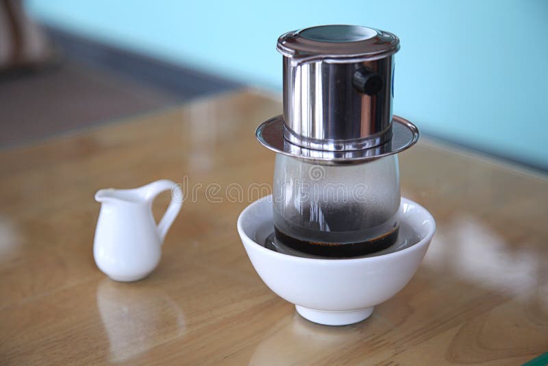 Vietnamese coffe set stock photo. Image of traditional - 82098462