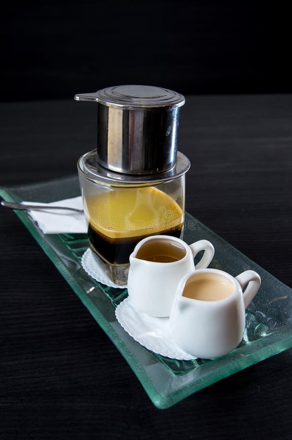 Vietnamese coffee set stock photo. Image of milk, vietnam - 26862108
