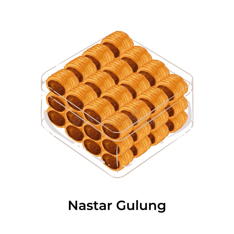 Indonesian Lebaran Cookies Illustration – Traditional Kue Kering ...