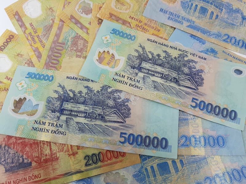 Vietnamesische Banknoten: 1000, 2000, 5000, 10000, 20000, 50000, 100000 ...