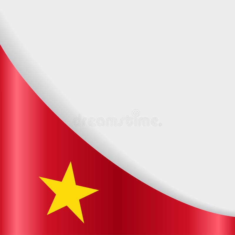 Vietnamese Flag Background. Vector Illustration. Stock Vector ...