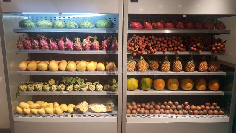 Vietnamese Fruits on the Storefront Stock Image - Image of exotic ...