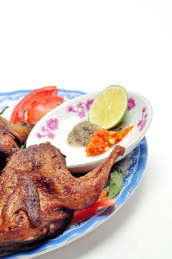 Vietnamese grilled quail stock image. Image of breed - 55582909