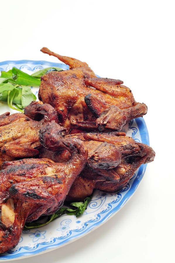 Vietnamese grilled quail stock photo. Image of delta - 55582874
