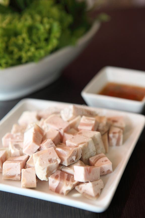 Vietnamese Ham stock photo. Image of board, dish, ferment - 141557382