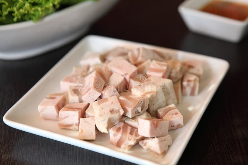 Vietnamese Ham stock photo. Image of plate, barbecue - 141557392