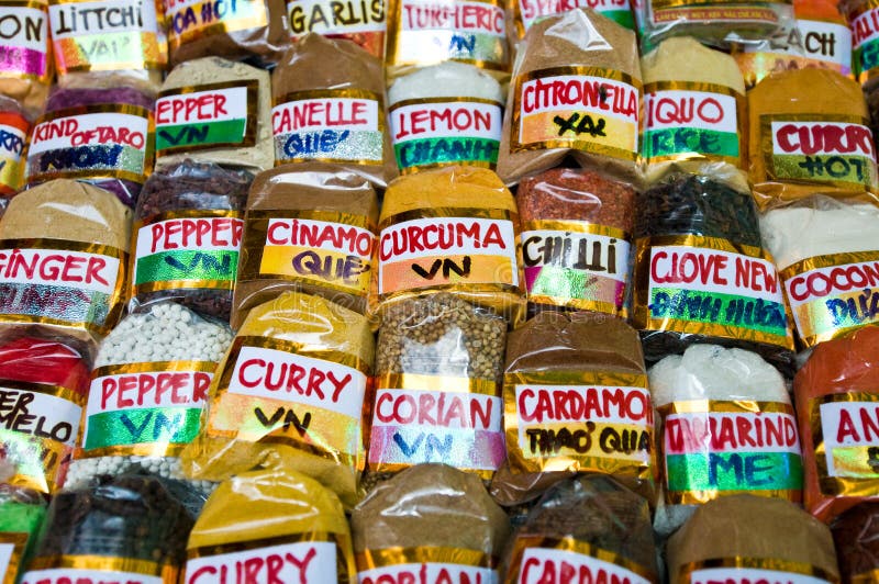 Vietnamese Spices And Condiments Stock Image - Image of city, vietnam ...