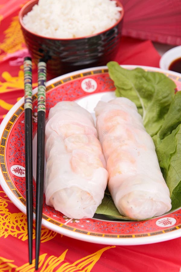Vietnamese spring roll stock image. Image of dish, spring - 29011049
