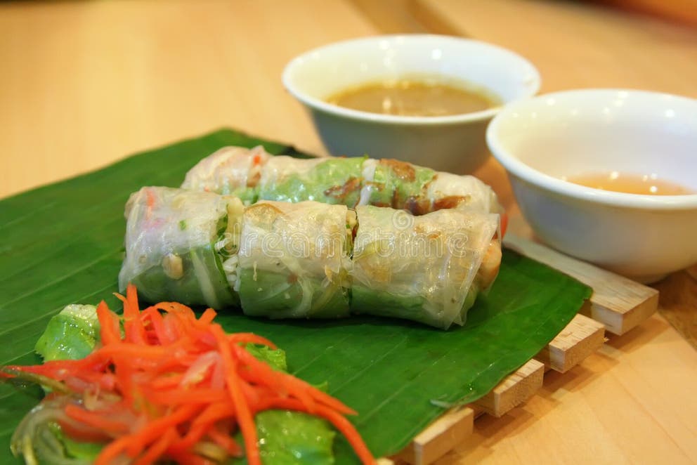Vietnamese spring rolls stock image. Image of traditional - 3037667
