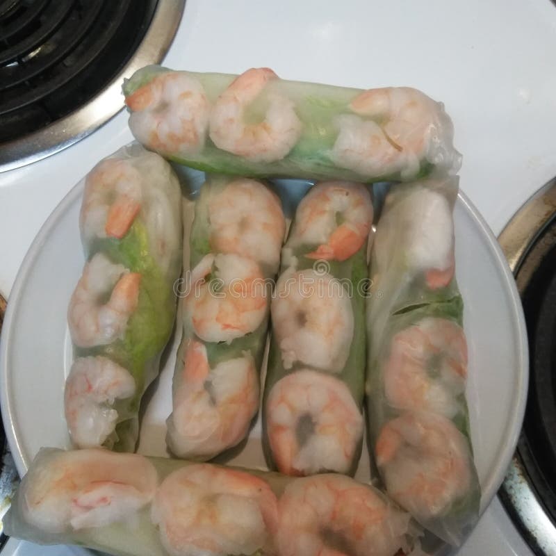 Vietnamese Spring Rolls stock photo. Image of cooking - 151445640