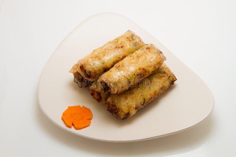 Vietnamese Spring rolls stock image. Image of elegance - 32437915
