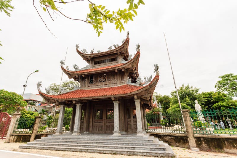 Vietnamese temple stock image. Image of architecture - 56017811
