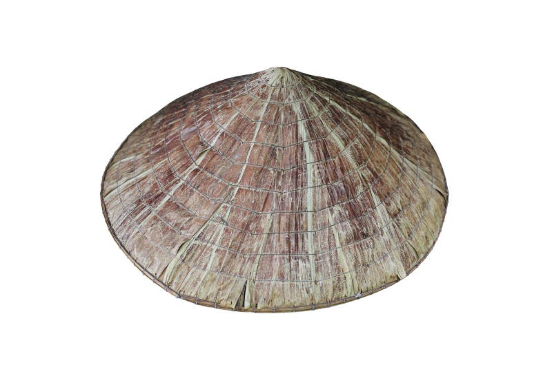 Asian conical weave hat stock photo. Image of accessories - 37206682