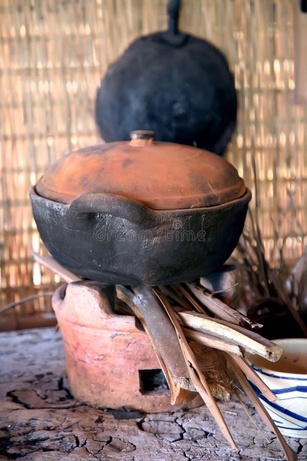 A Vietnamese Traditional Kitchen Stock Image - Image of traditional ...