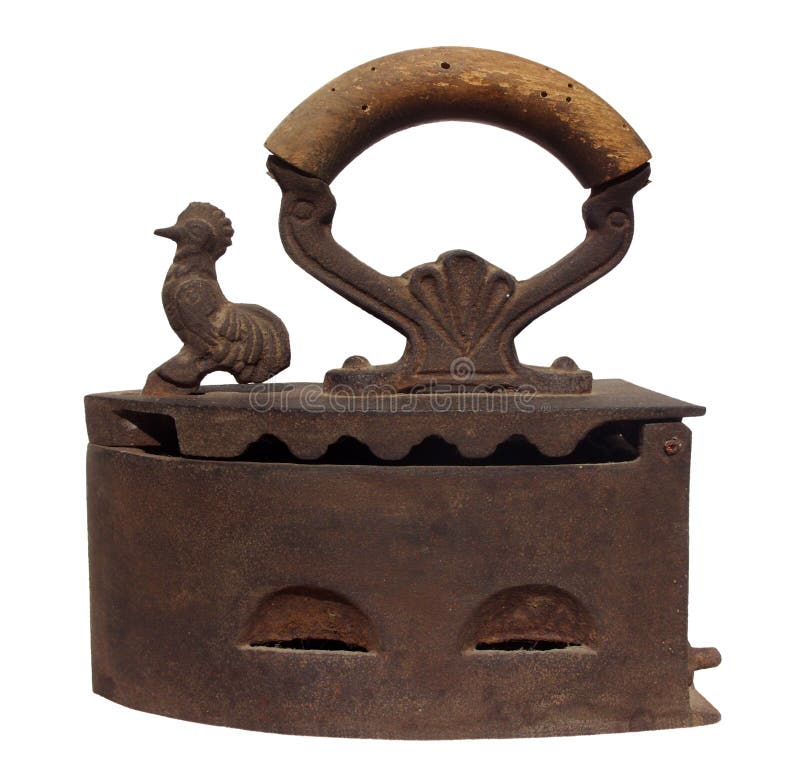 Vieux Fer à Repasser Rouillé Photo stock - Image du rouillé, matériel ...