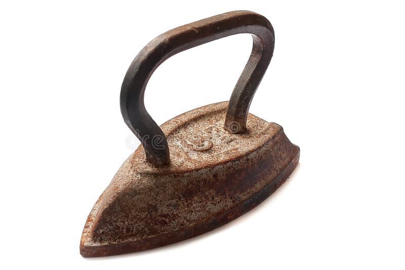 Vieux lisser-fer image stock. Image of âge, objet, brut - 17775517