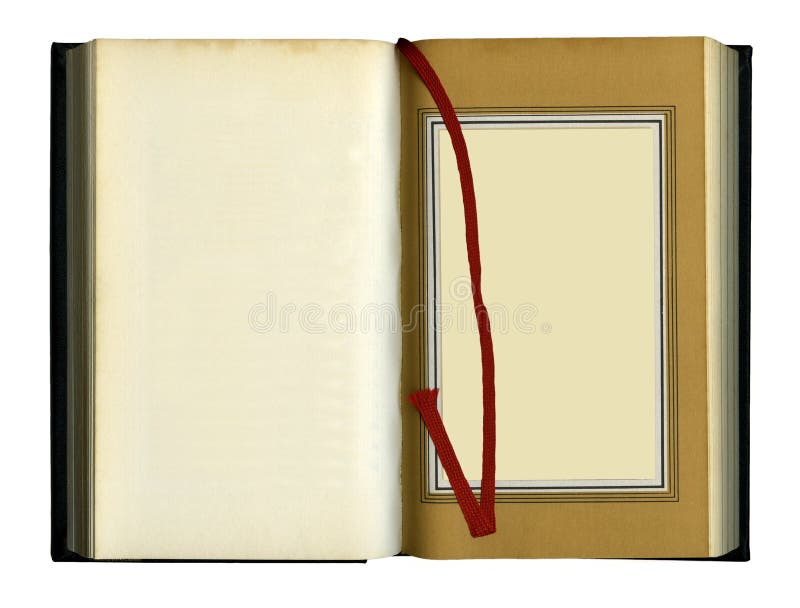 Vieux livre ouvert image stock. Image du isolement, milieux - 3003755