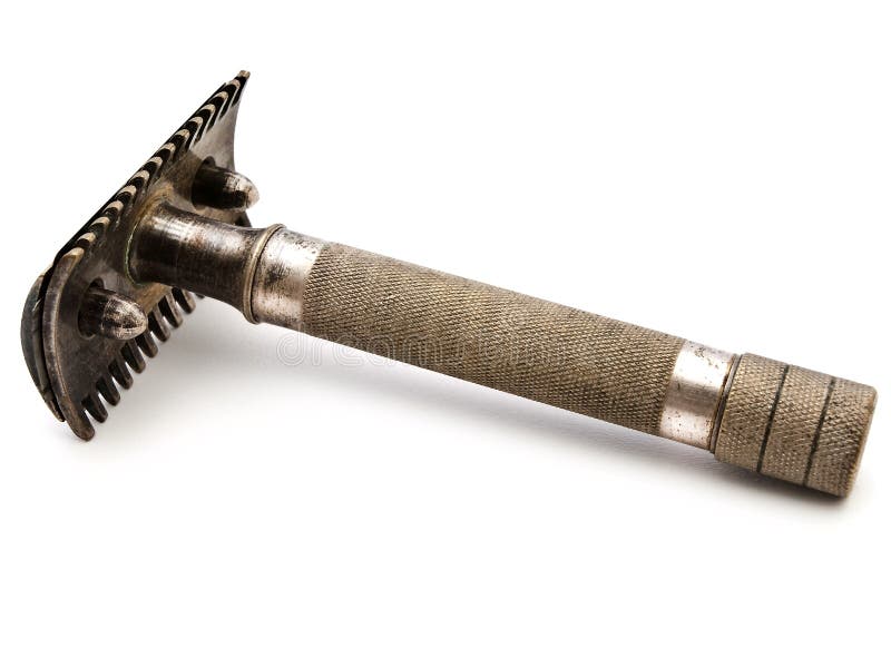 Vieux rasoir image stock. Image du danger, vieux, bord - 10857435