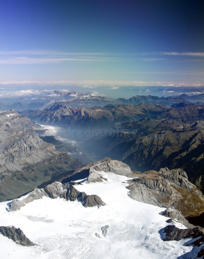View above the alps stock image. Image of skies, swiss - 36887509