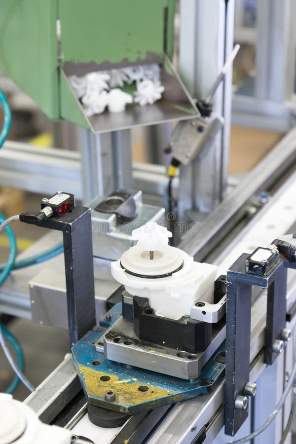 Empty Assembly Line Closeup Stock Photo - Image of floor, production ...