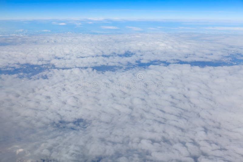 View above the clouds stock photo. Image of bright, height - 252297328