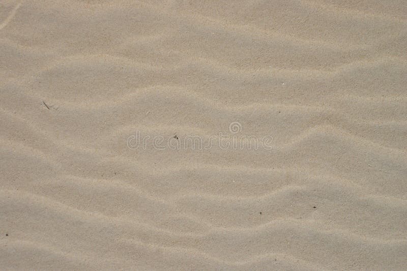 View from Above, Diagonal Wave Direction. Wind Marks on the Beach Sand ...