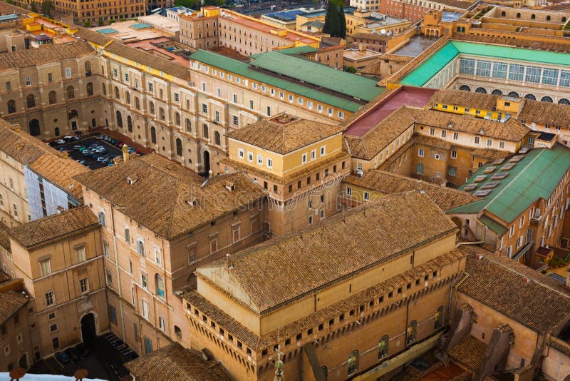 View Above Downtown of Rome Stock Photo - Image of church, cupola: 59069502