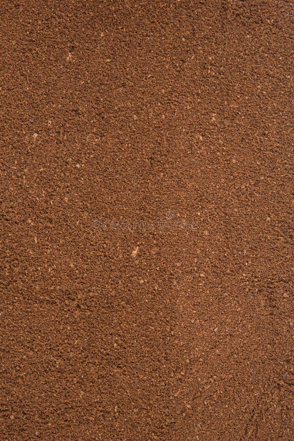 View from Above. Ground Coffee Background, Texture Stock Photo - Image ...