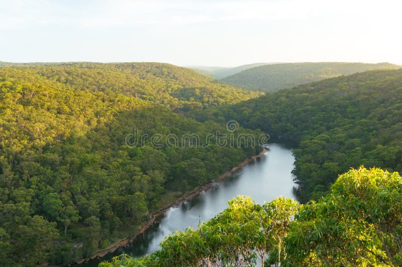Hacking River @ Royal National Park, Sydney Stock Photo - Image of ...