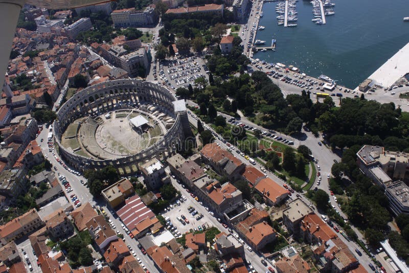 View from Above To Old City Stock Photo - Image of city, nature: 15617616