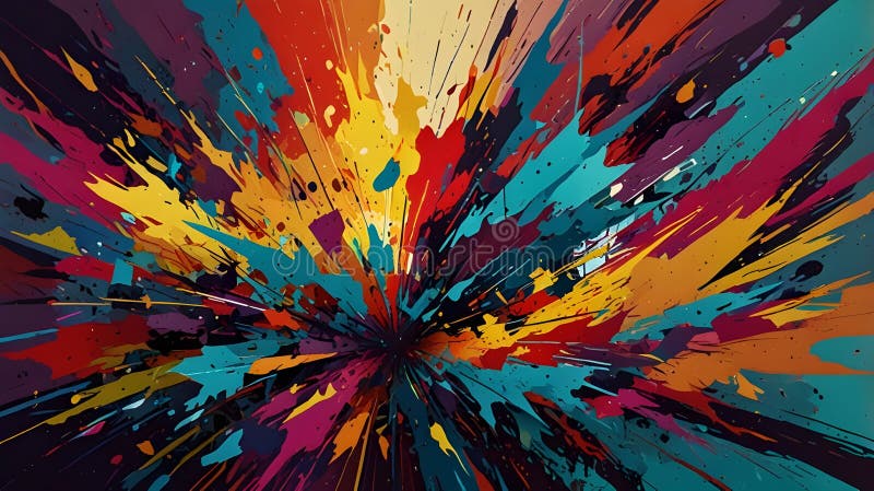 An Abstract Image Depicting the Tumultuous and Disorganized State of a ...