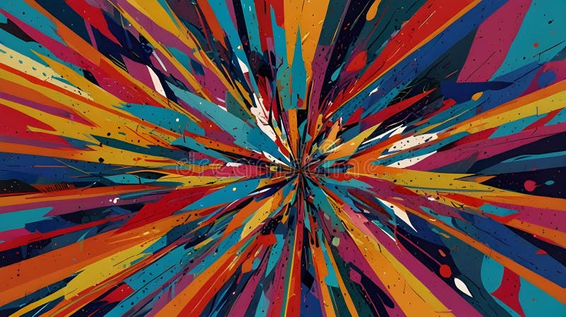 An Abstract Image Depicting the Tumultuous and Disorganized State of a ...