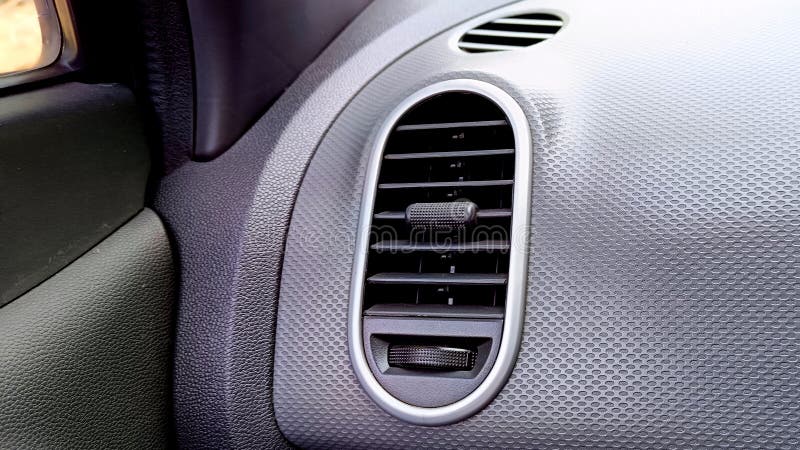 View of Ac Vent in Classic Car Stock Photo - Image of dashboard, color ...