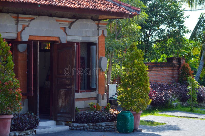 View of Administrative Building Courtyard with Beautiful and Fresh ...