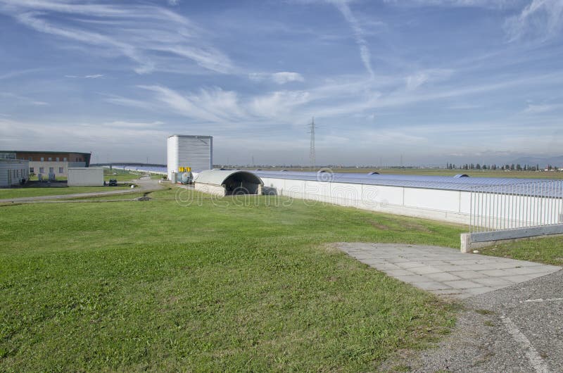 The Advanced Virgo Detector West Gallery Stock Image - Image of ...