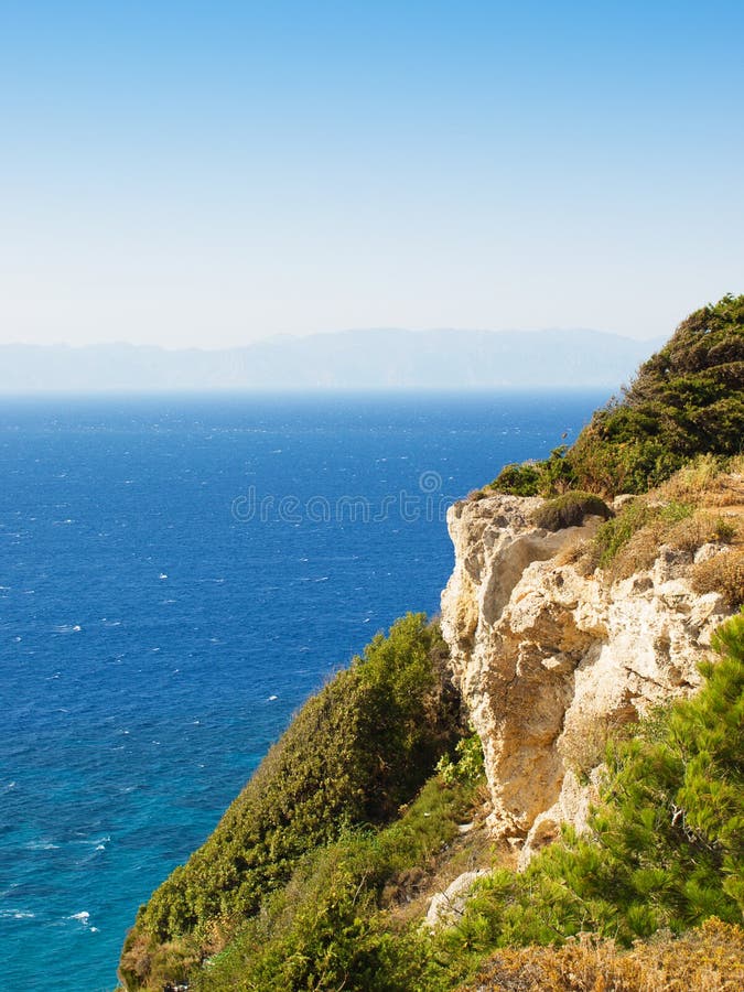 View of the Aegean stock image. Image of greece, view, serene - 80867