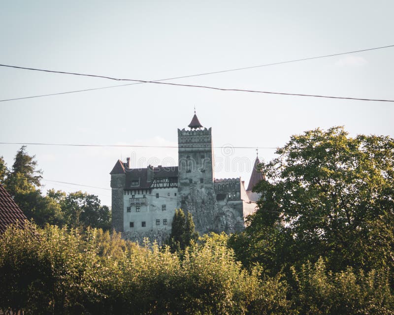 The Bran Castle stock photo. Image of brasovromania - 194613792