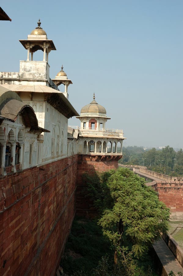 Agra Fort stock image. Image of traveling, fortification - 31913659