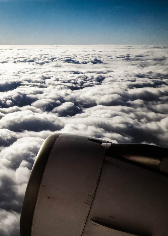 View of Aircraft Wing Engine from Plane Window Stock Image - Image of ...