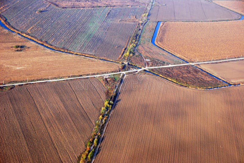 The View from Airplane, Detail Stock Image - Image of landscape, plane ...