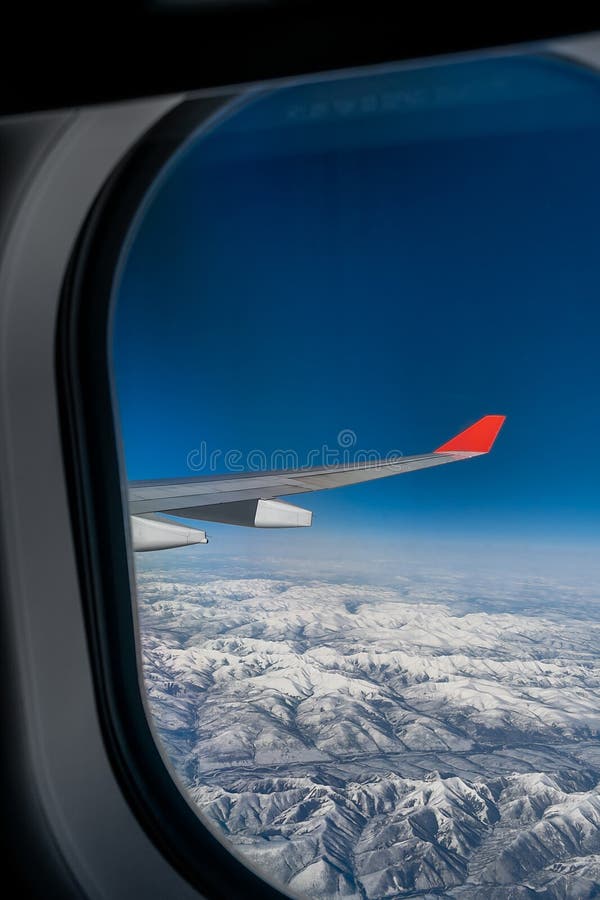 View from the Airplane Window. Stock Photo - Image of airplane, cloud ...