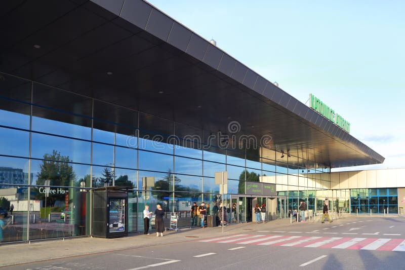View of Airport Building in Katowice, Poland Editorial Photography ...