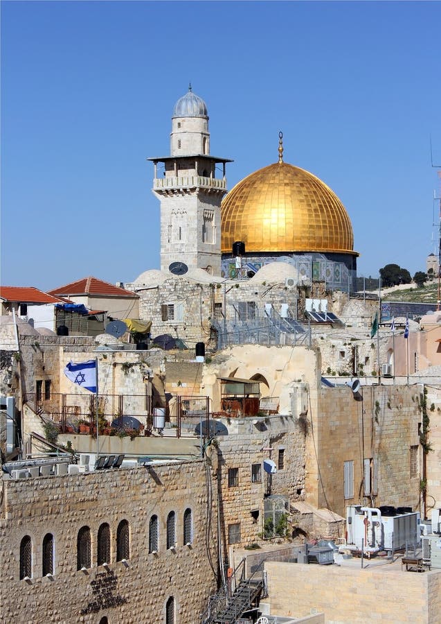 View of the Al Aqsa Mosque stock image. Image of arabic - 24093115