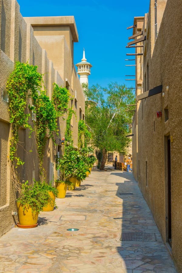 View of the Al Fahidi Historical District in Dubai, UAE...IMAGE Stock ...