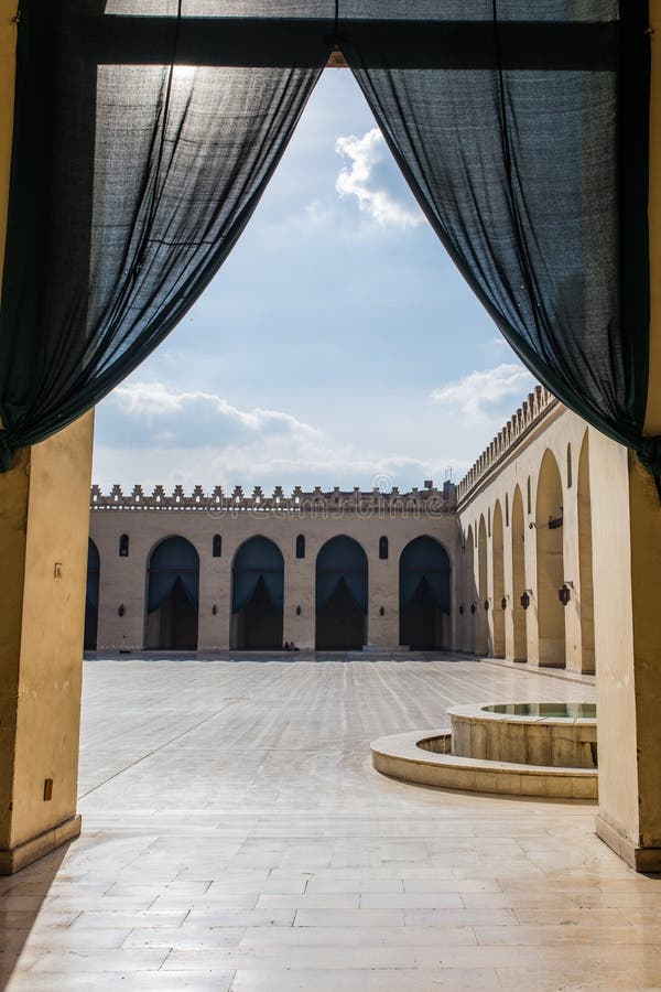 View of the Al-Hakim Mosque Stock Image - Image of historic, ancient ...